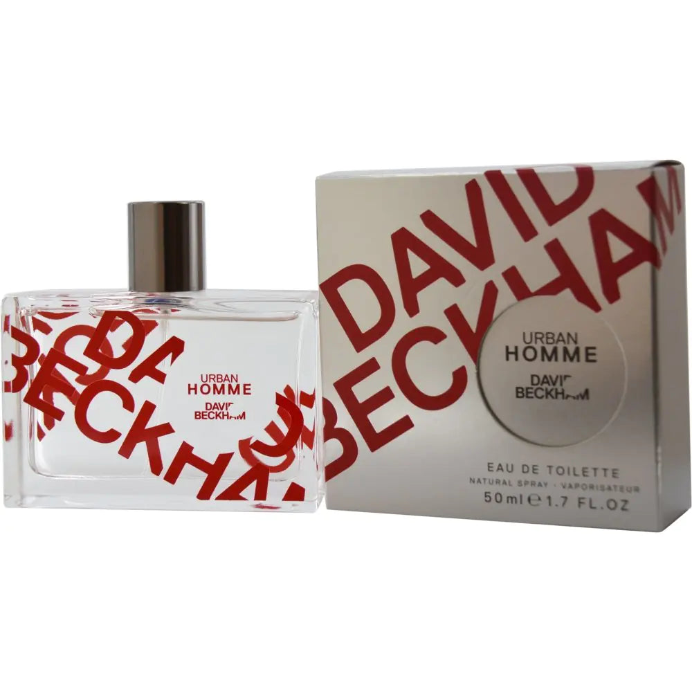 David Beckham Urban Homme Eau de Toilette Spray for Men 1.7 Ounce ...